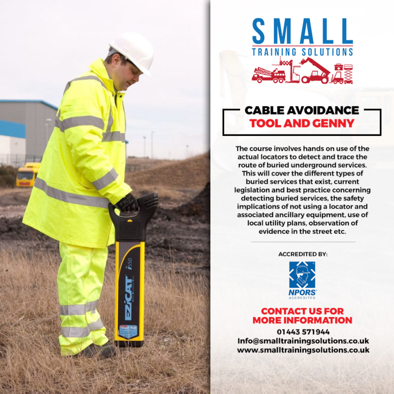 Cable Avoidance Tool and Genny | Small Training Solutions